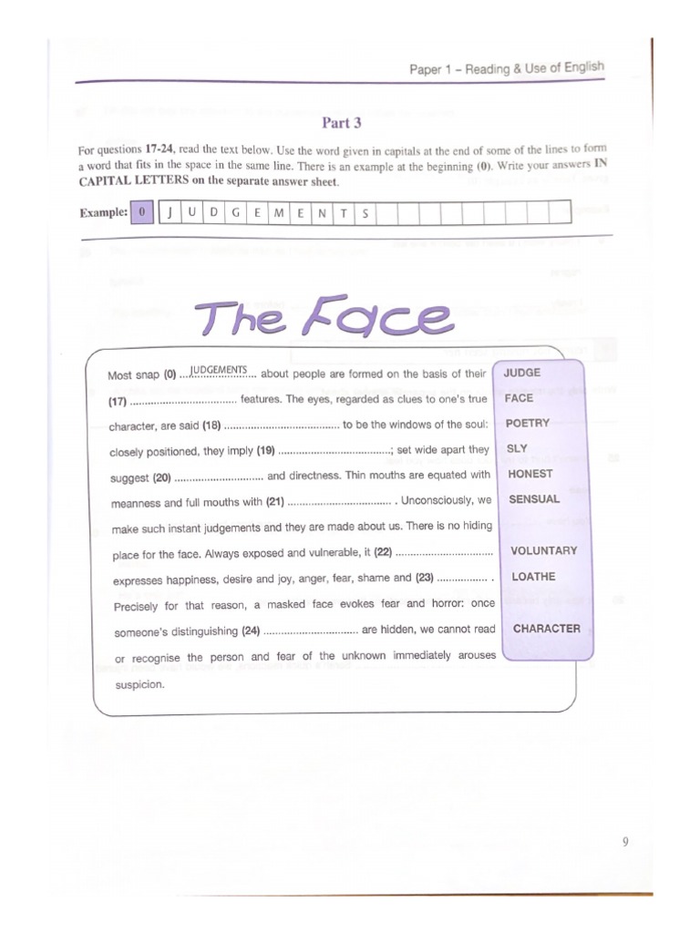 Paper 1 - Reading & Use of English | PDF