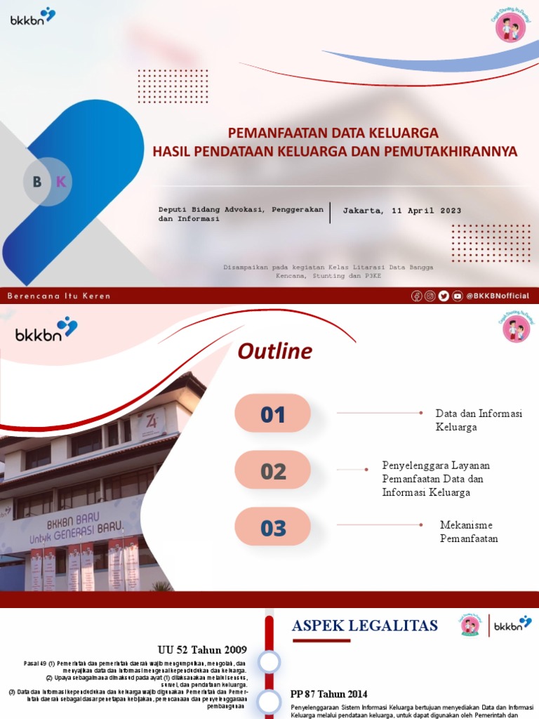 BKKBN - Pemanfaatan Data PK - Kelas Literasi | PDF