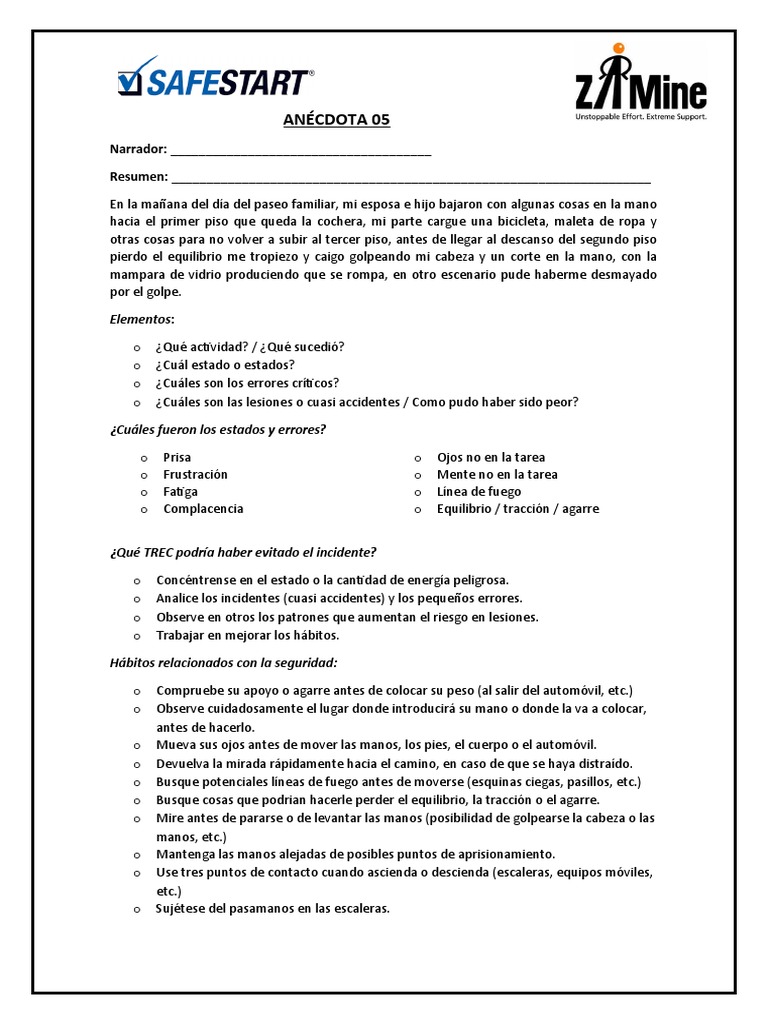Caso Safestart | PDF | Relaciones personales, crianza y desarrollo personal