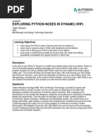 Dynamo and Grasshopper For Revit Cheat Sheet Reference Manual | PDF ...