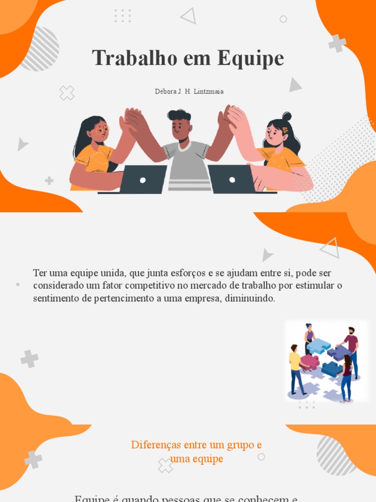 Aula 13 - Trabalho em Equipe | PDF