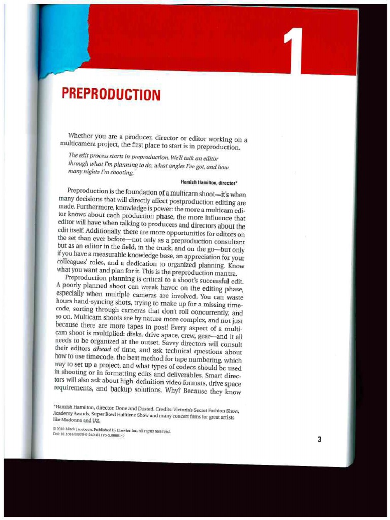 Preproduction | PDF