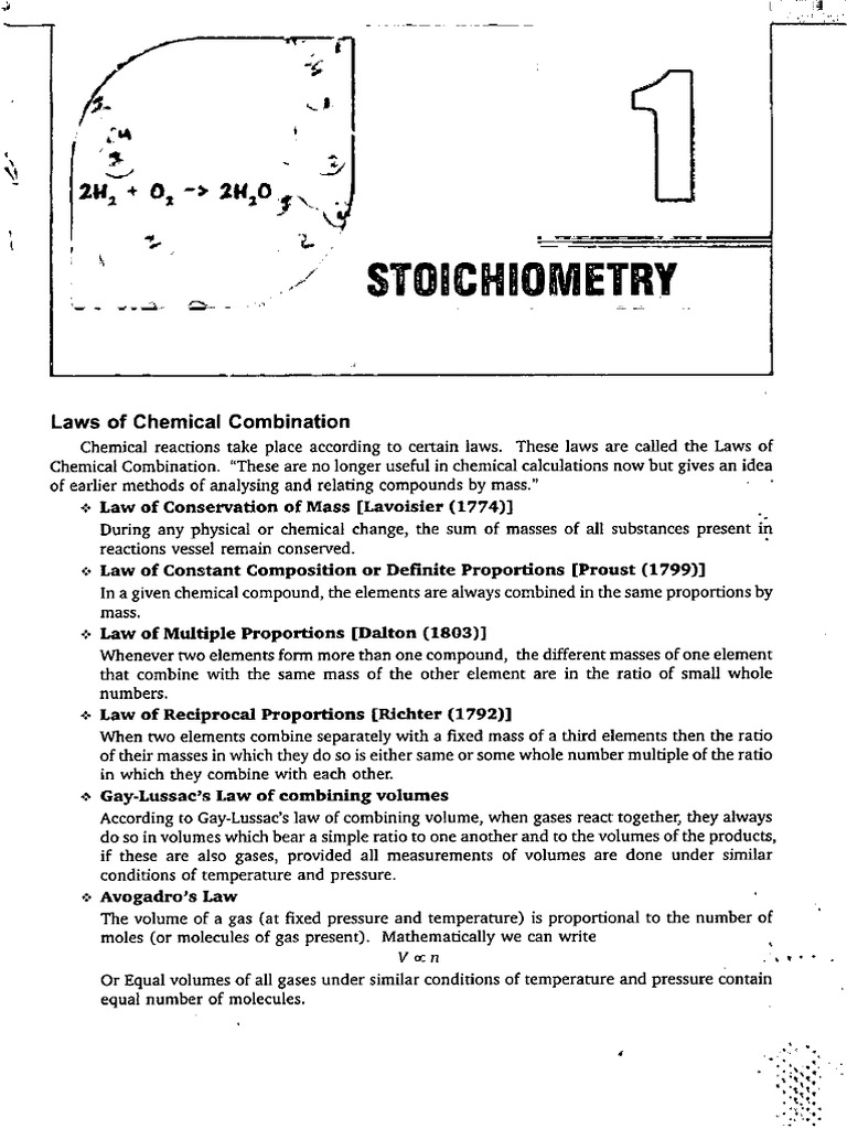 Stochiochemistry | PDF