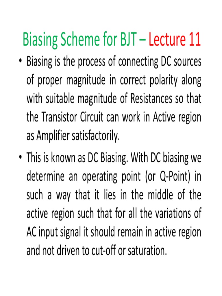 EDC Course Lect 11-15 | PDF | Bipolar Junction Transistor | Amplifier EDC Course Lect 11-15 | PDF | Bipolar Junction Transistor | Amplifier