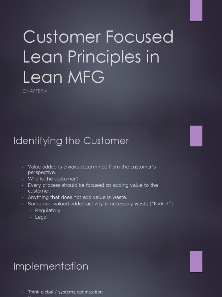 Lean Chapter 4 Download Free Pdf Lean Manufacturing Business