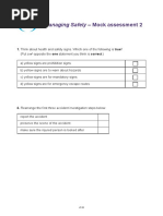 IOSH Managing Safely Questions and Answers Sample PDF | PDF | Risk | Risk Assessment
