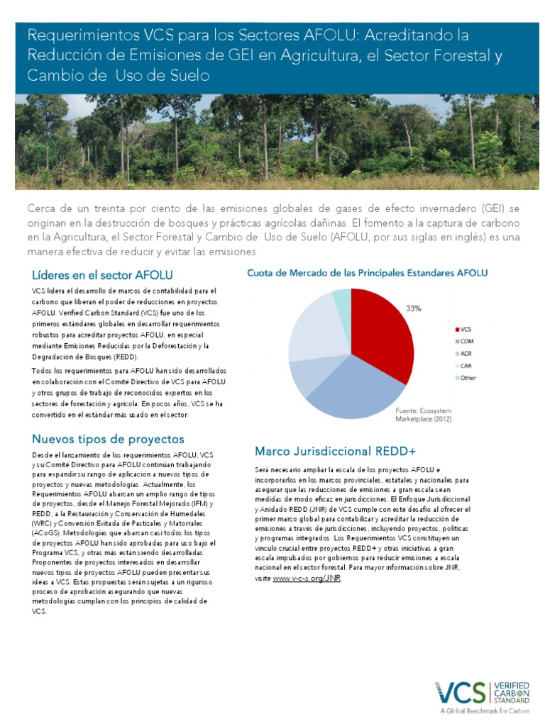 FactSheet-AFOLU-2013-FINAL_ESP-v3_PT_PM_0 | PDF | Reducción de ...