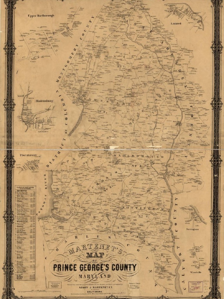 Prince George's Map | PDF