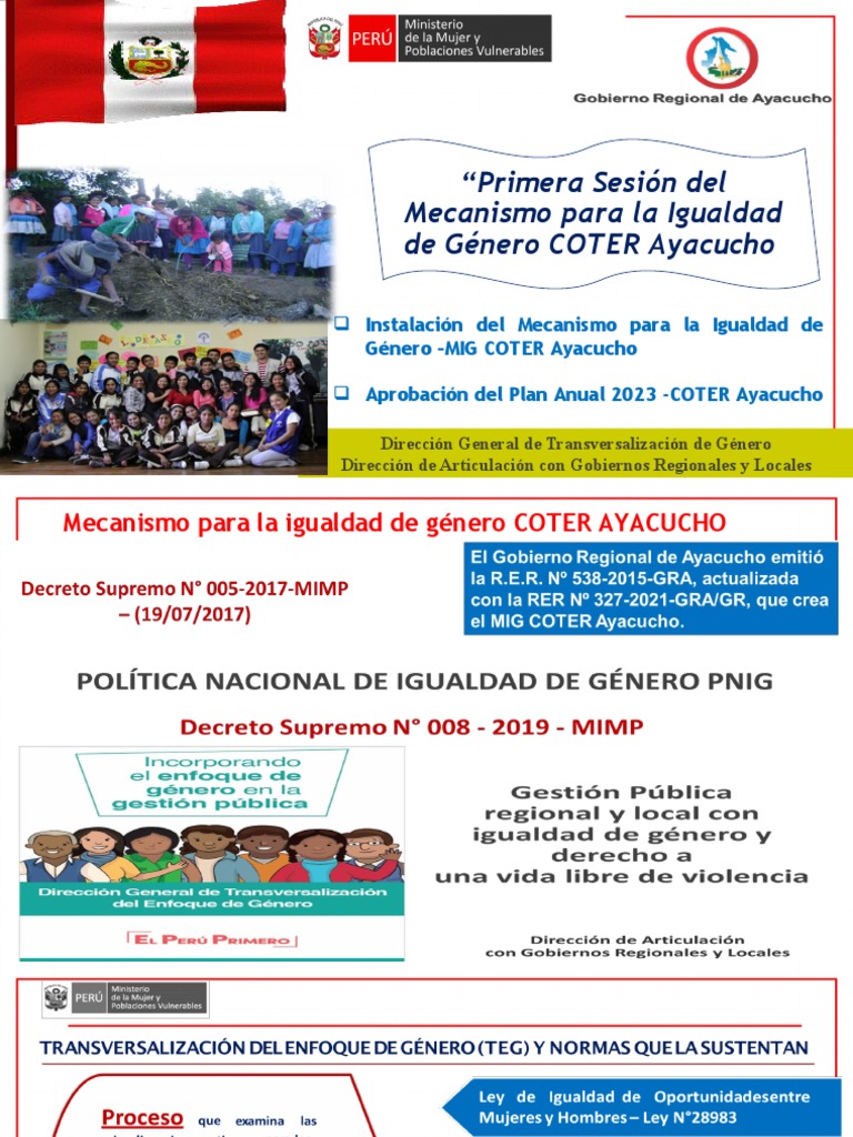 Asistec-Coter 2023 - Ayacucho | PDF | La violencia contra las mujeres ...