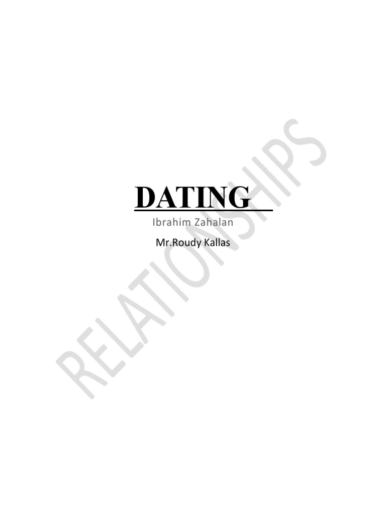 Dating Project | PDF | Intimate Relationships | Romance (Love)