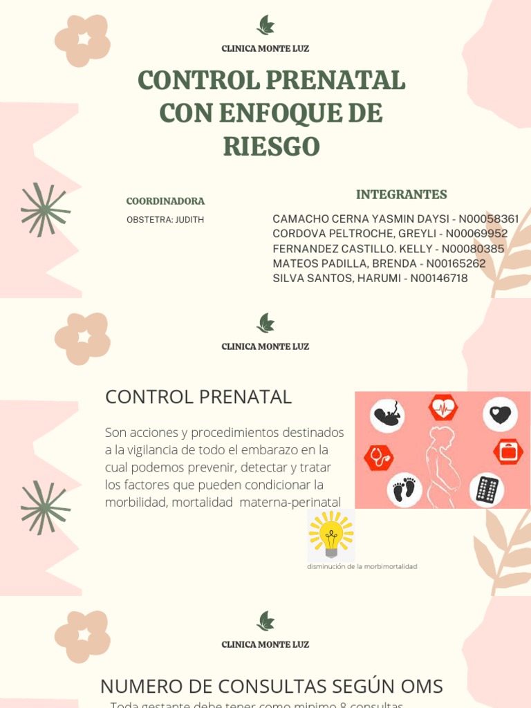 Control Prenatal Con Enfoque de Riesgo | PDF | El embarazo | Parto