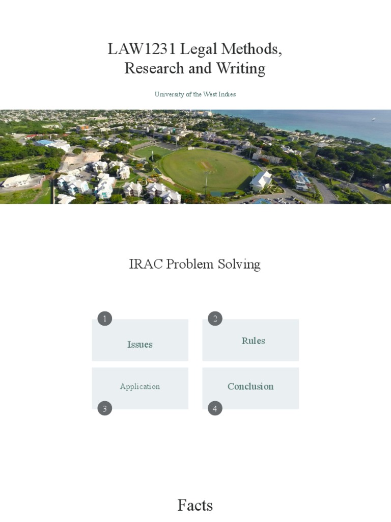 Legal Methods: IRAC Problem Solving Guide | PDF | Cognitive Science | Cognition