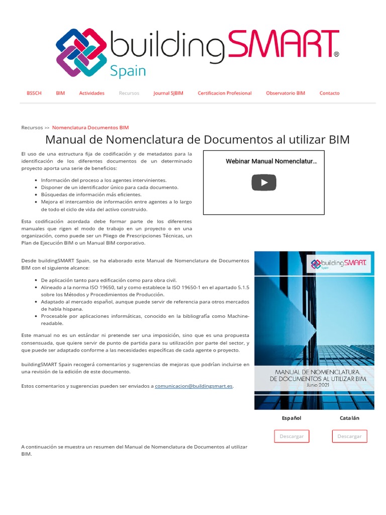 Manual de Nomenclatura de Documentos Al Utilizar BIM - BuildingSMART ...
