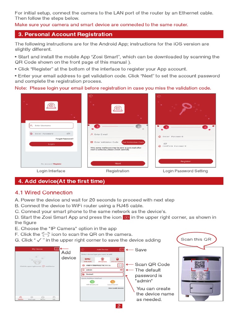 IP Camera Instruction C199 - 3 | PDF