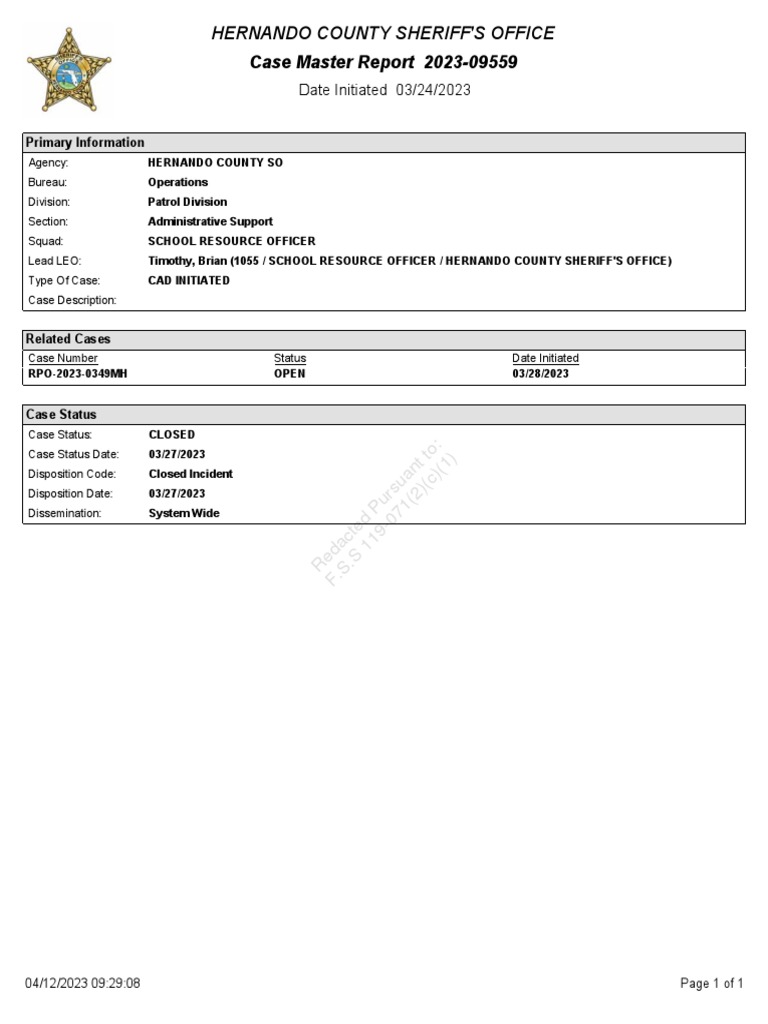 Alexander Renczkowski - Incident Report | PDF | Social Media | Popular ...