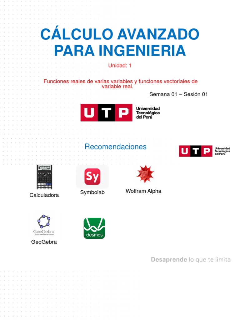S01.s1-Funciones Reales de Varias Variables-Dominio-Rango | PDF | Función (Matemáticas ...