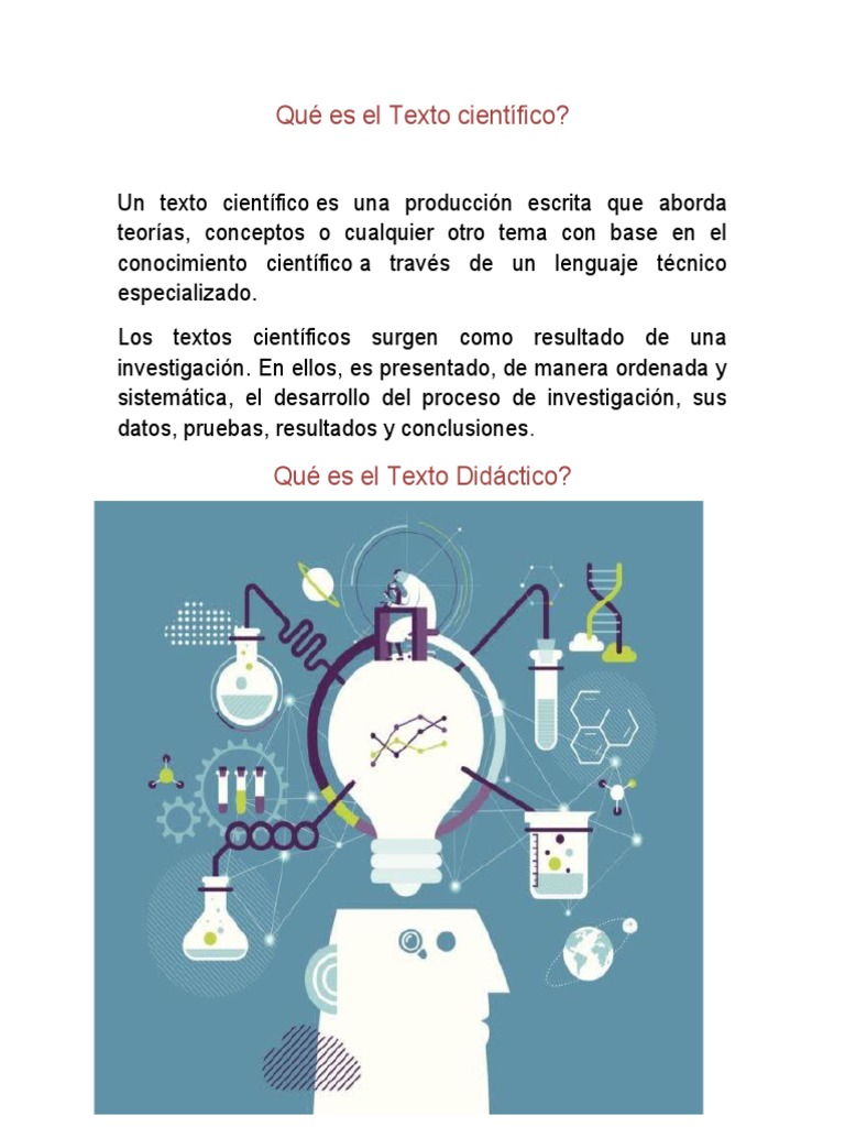 Definición de Texto Científico | PDF
