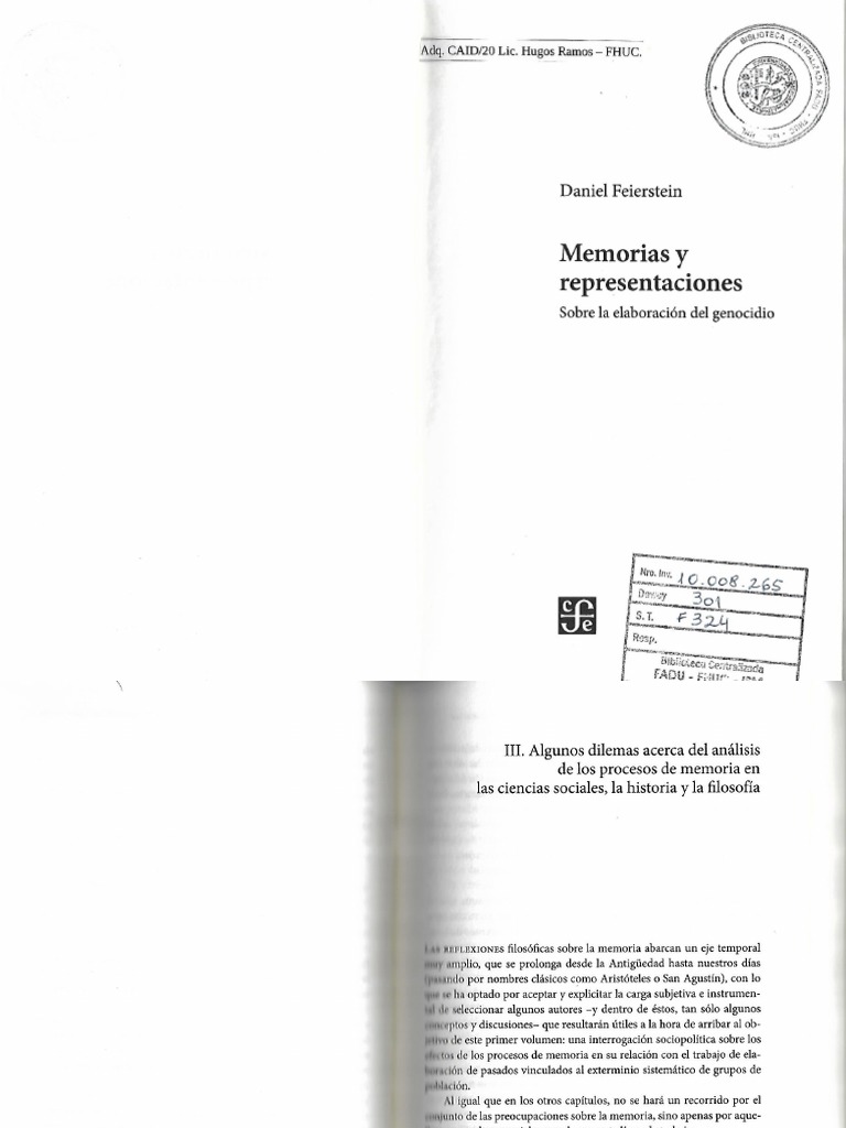 Feierstein Capitulo III | PDF