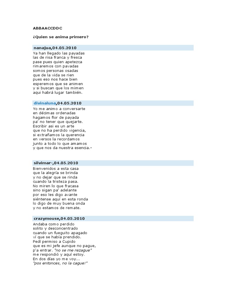 Payadas | PDF | Arte | Poesía