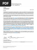 Offer Letter PDF | PDF | Academic Degree | University And College Admission