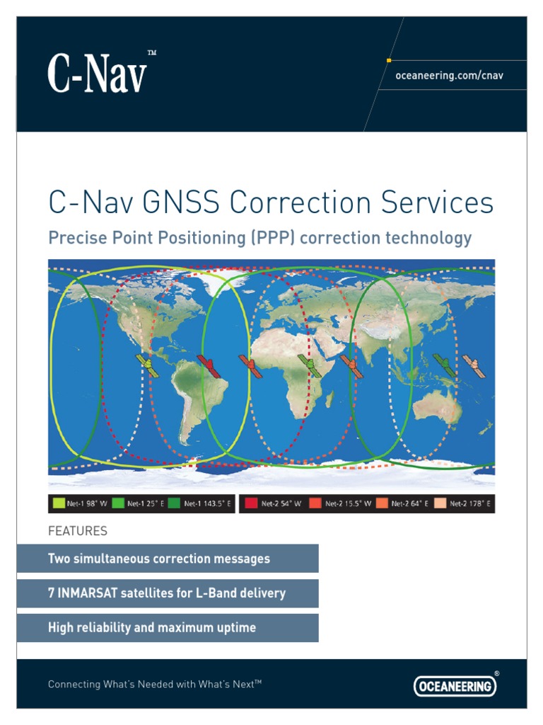 CNAV - C-Nav GNSS Correction Services | PDF | Communications Satellite ...