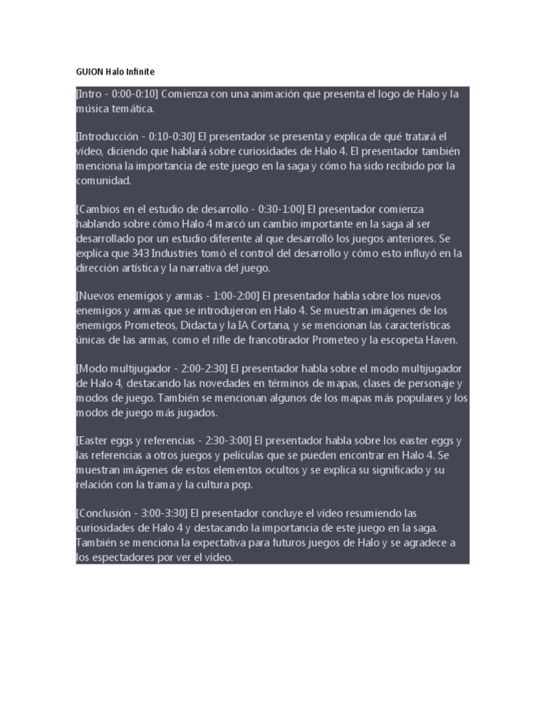 Guion Halo 4 | PDF