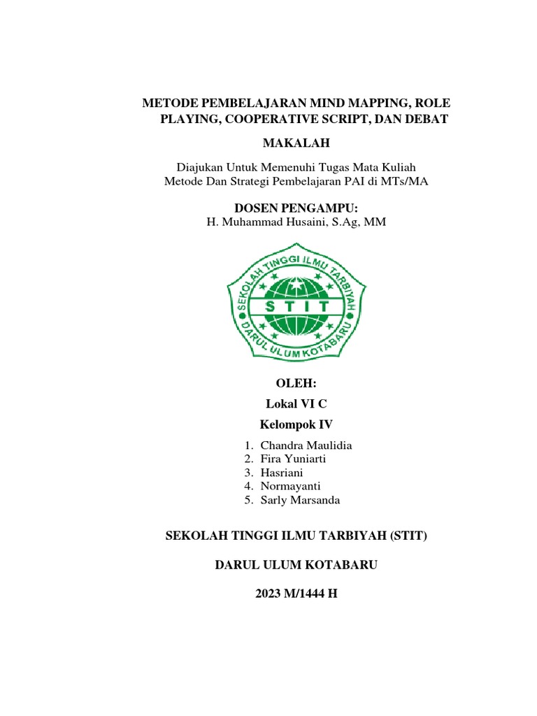 Metode Pembelajaran | PDF