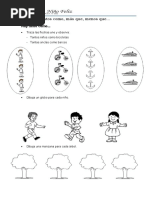 Ficha de Trabajo: Clasificación de Objetos Por Su Tamaño, Color y Forma ...