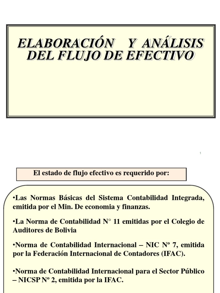 Flujo Efectivo | PDF | Contabilidad | Estado de flujo de efectivo