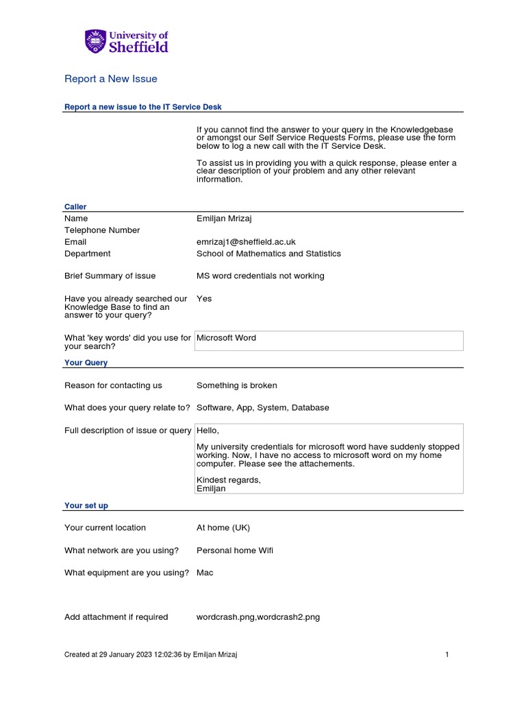 Original Request | PDF | Career & Growth