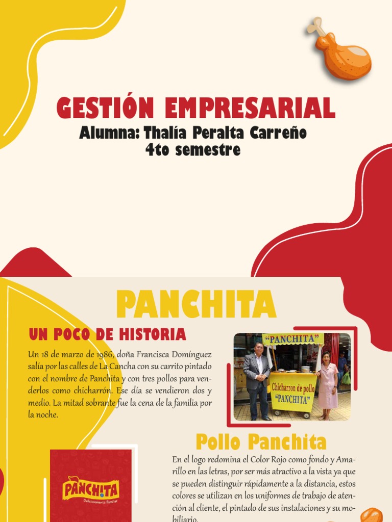 Historia y Estrategia de Pollos Panchita | PDF | Servicio de redes ...