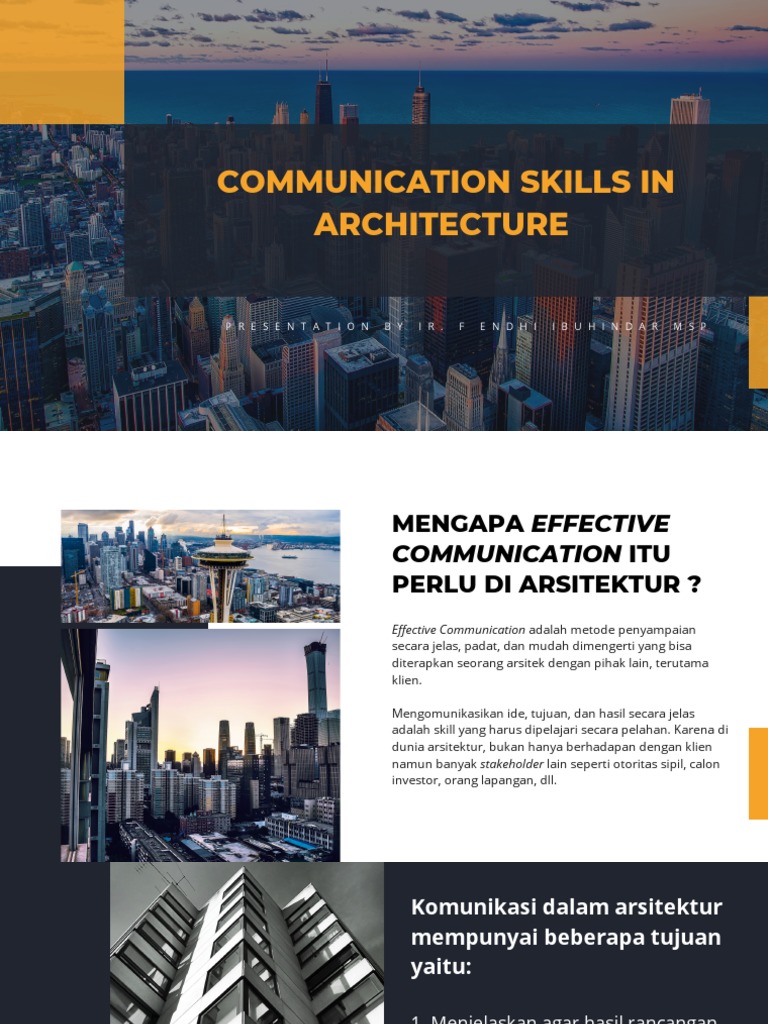 Effective Communication in Architecture | PDF