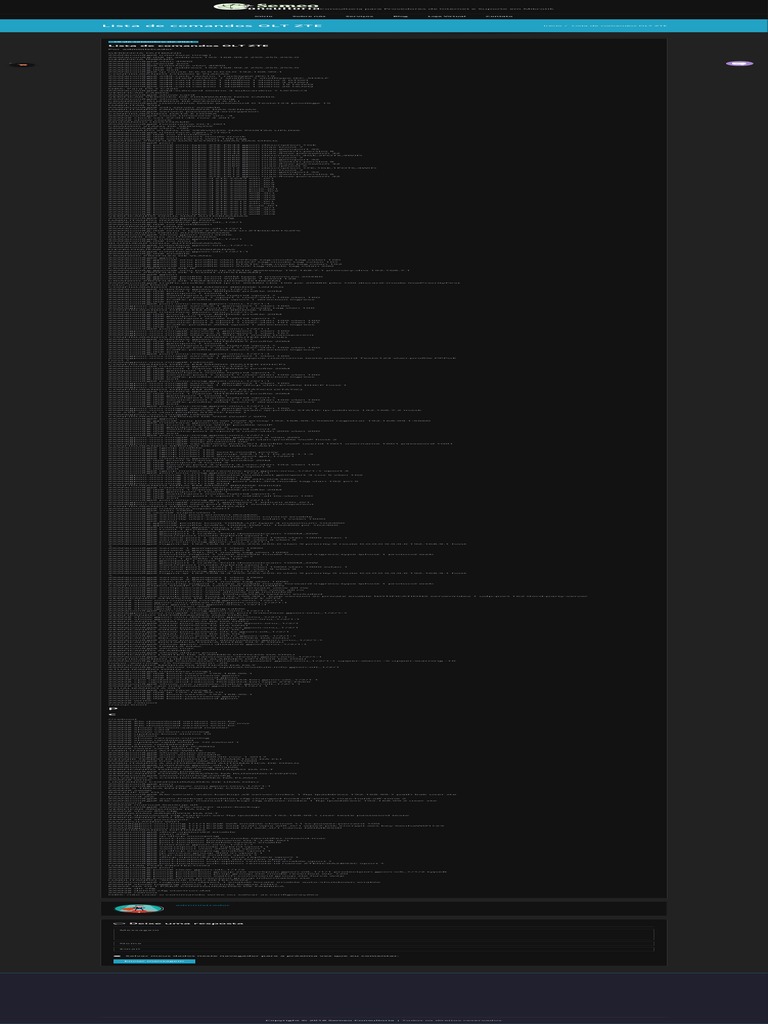 Lista de Comandos OLT ZTE | PDF | Voz sobre IP | Estándares informáticos