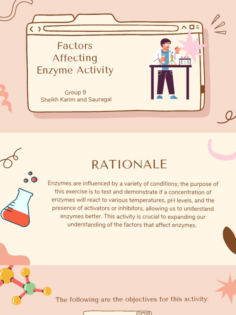 Factors Affecting Enzyme Activity | PDF | Enzyme | Microorganism