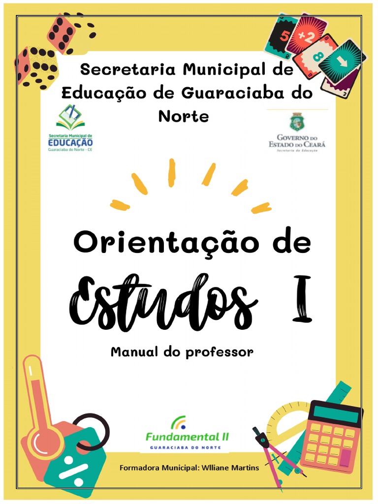Orientação de Estudo I Finalizado | PDF | Número racional | Equações