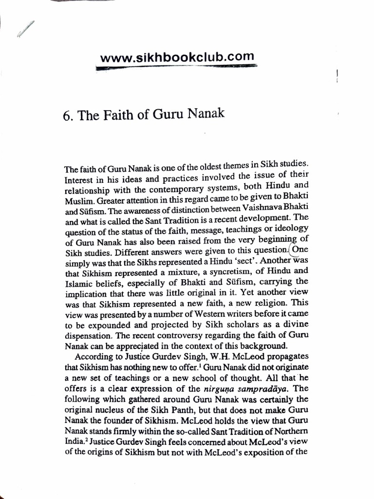 Sikhism | PDF | Guru Nanak | Vaishnavism