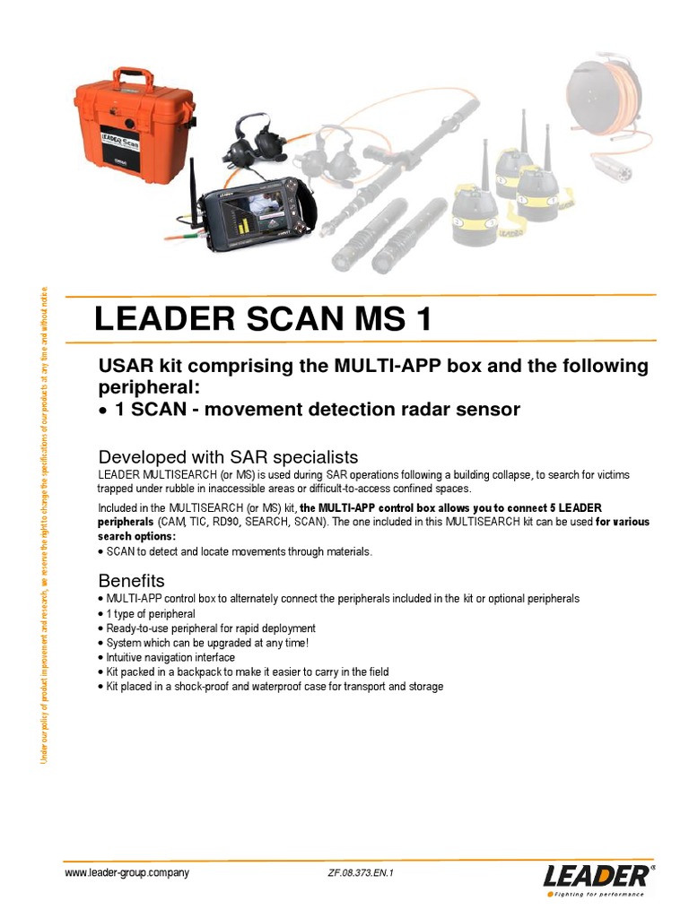 DS Leader Scan MS 1 Zf.08.373.en.1 | PDF | Battery Charger | Lithium ...