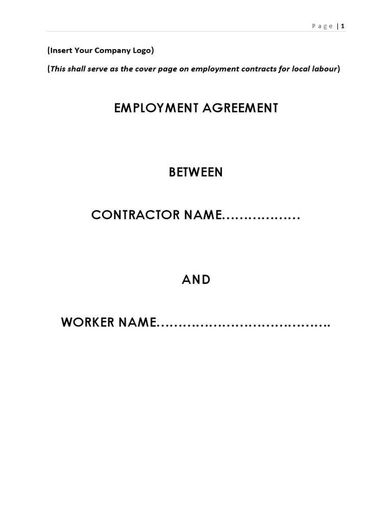 EPWP Employment Contract Overview | PDF | Sick Leave | Employment
