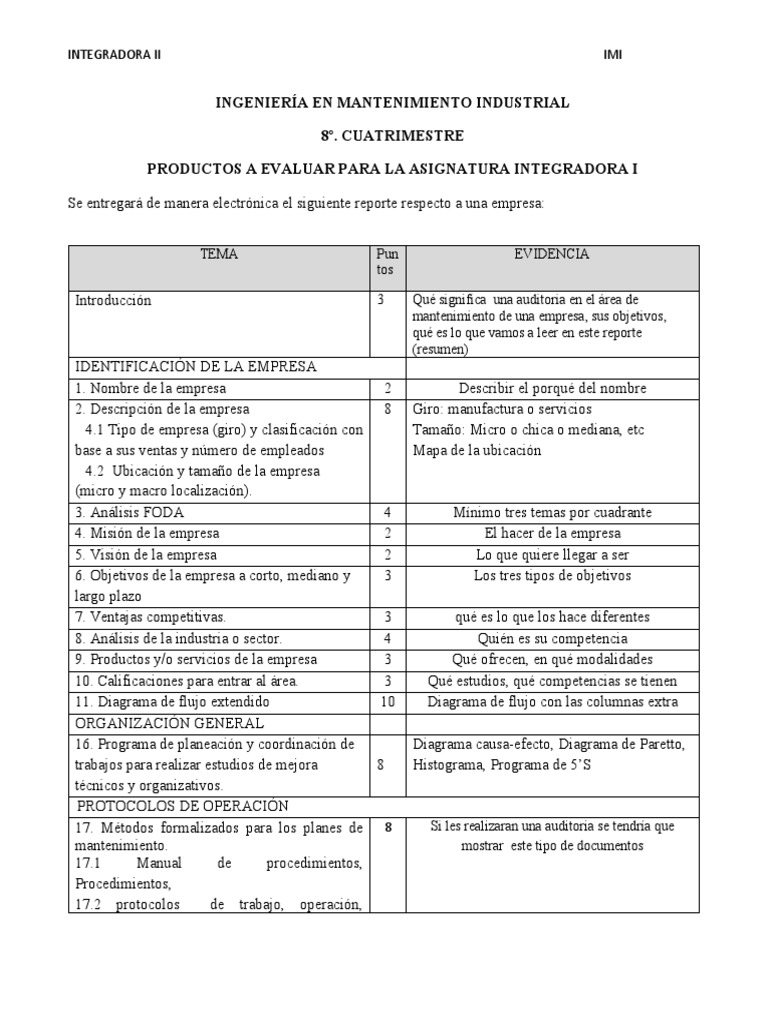 REPORTE FINAL INTEGRADORA Uno IMI 23 Evidencias | PDF | Residuos | Auditoría