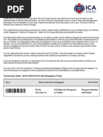 Form C: Arrival Report of Foreigner in Hotel | PDF