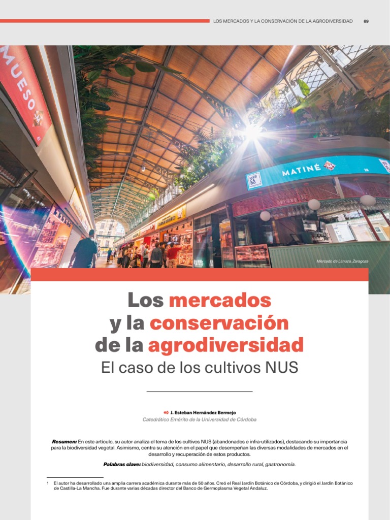 Los Mercados y La Conservacion de La Agrodiversidad | PDF | Agricultura ...