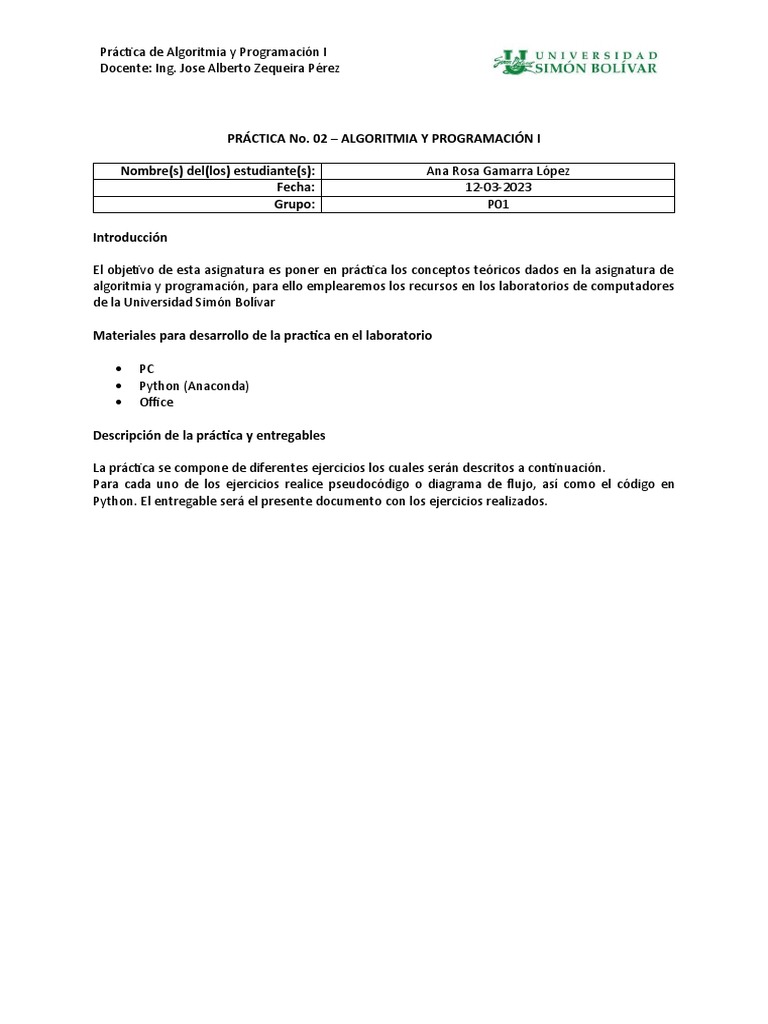 Algoritmia y Programacion | PDF | Algoritmos | Programación de computadoras