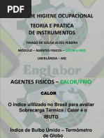 Cálculo do IBUTG: Fórmulas e Exemplos | PDF | Umidade | Termômetro