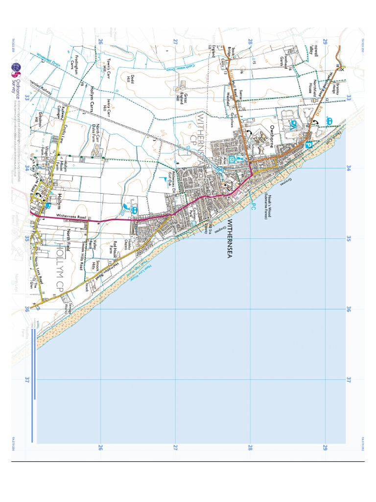 OS Map Withernsea | PDF