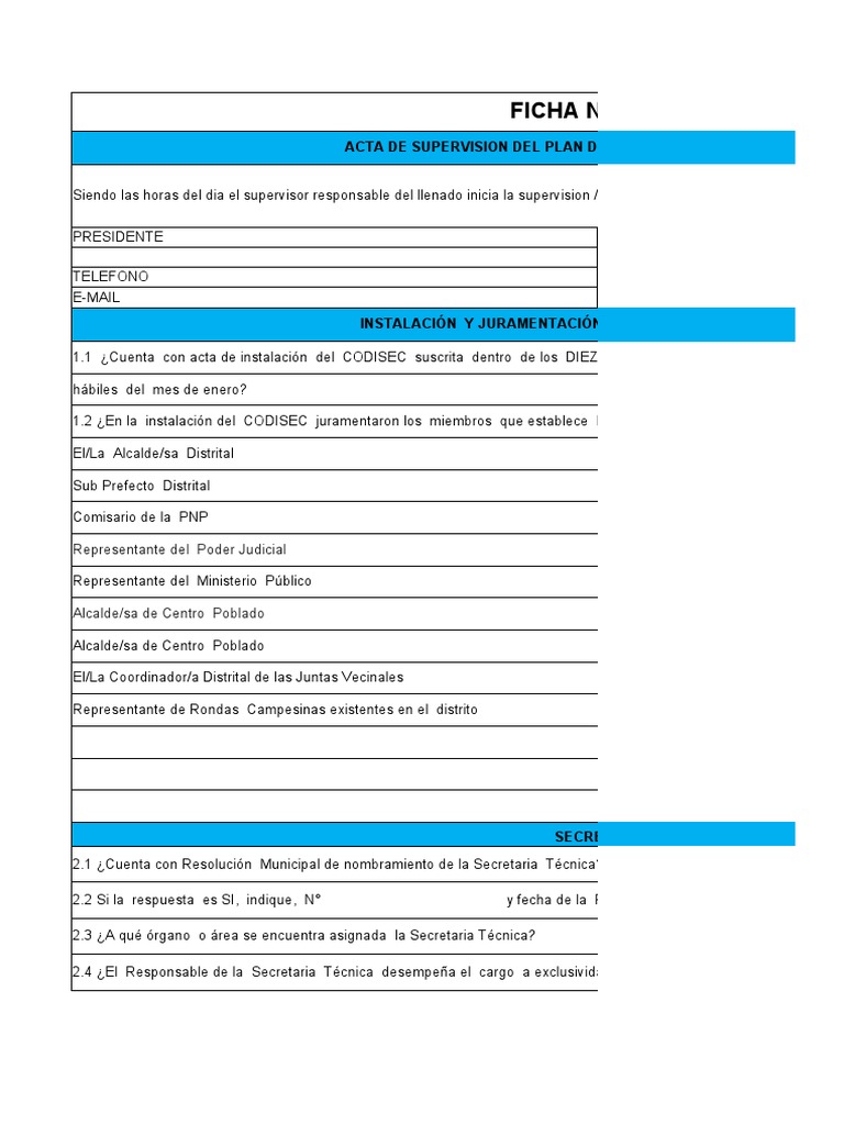 Ficha # : Acta de Supervision Del Plan de Accion Distrital Seguridad ...