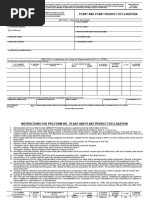 Plant and Plant Product Declaration Form: SECTION 1 - Shipment ...