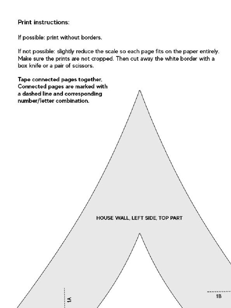 Fantasy House Template | PDF