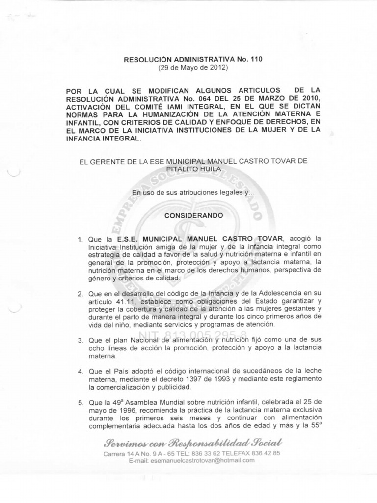 Iami Politica | PDF | Amamantamiento