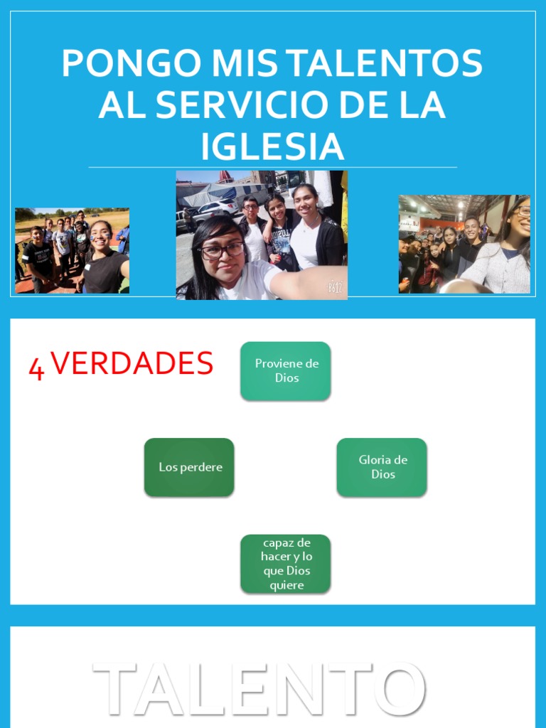 Pongo Mis Talentos Al Servicio de La Iglesia | PDF