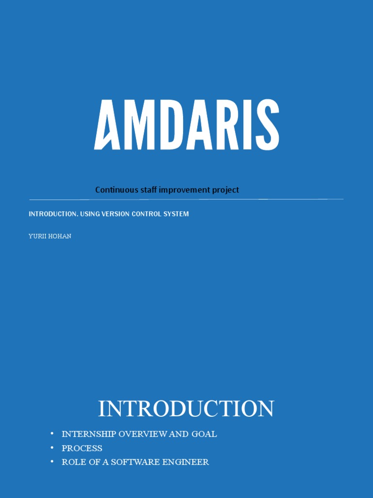 Introduction. Version Control Systems | PDF | Version Control | Software Development